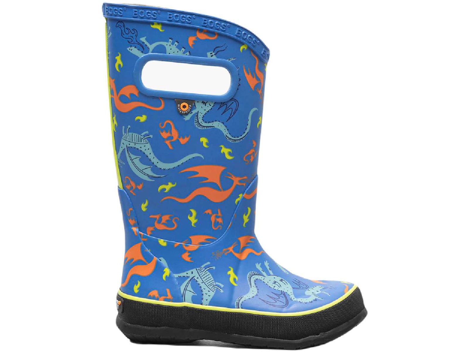 Bogs Rainboot Dragons Shoes - Kids, Blue Multi, 12 - Walmart.com