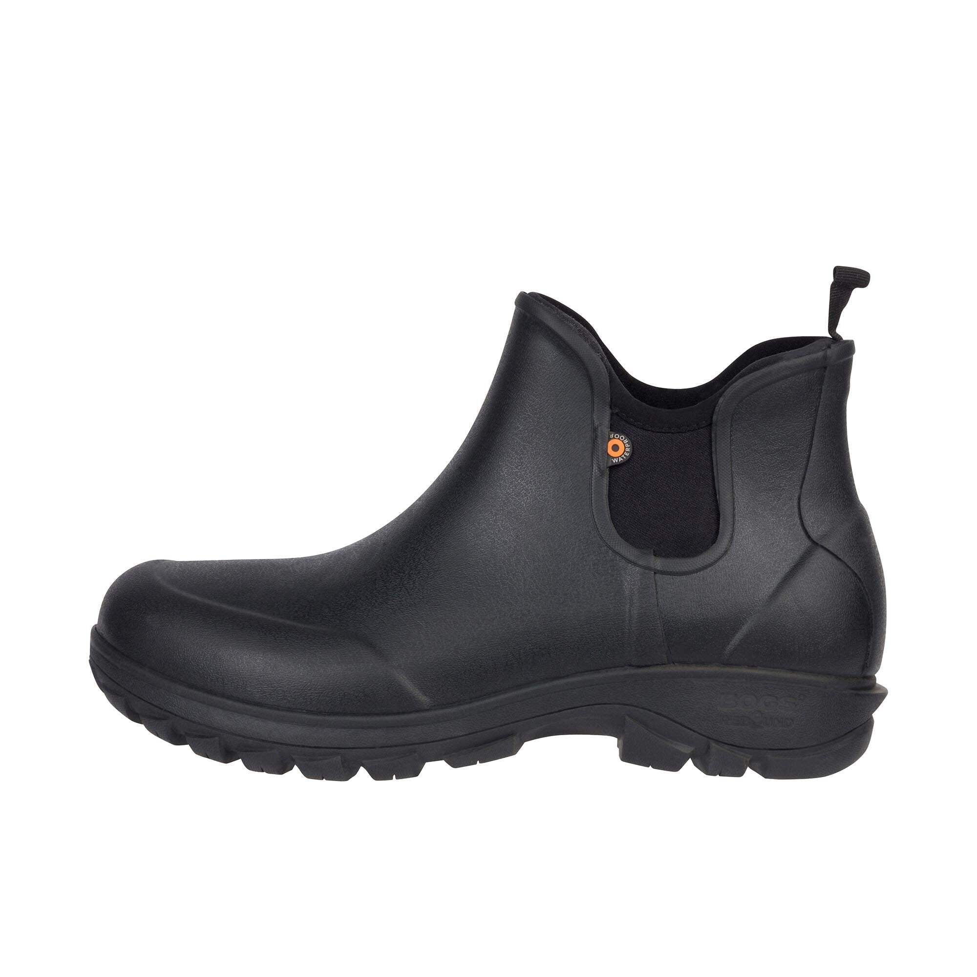 BOGS Men's Sauvie Slip On Insulated Waterproof Rain Boot Black - 72208 ...