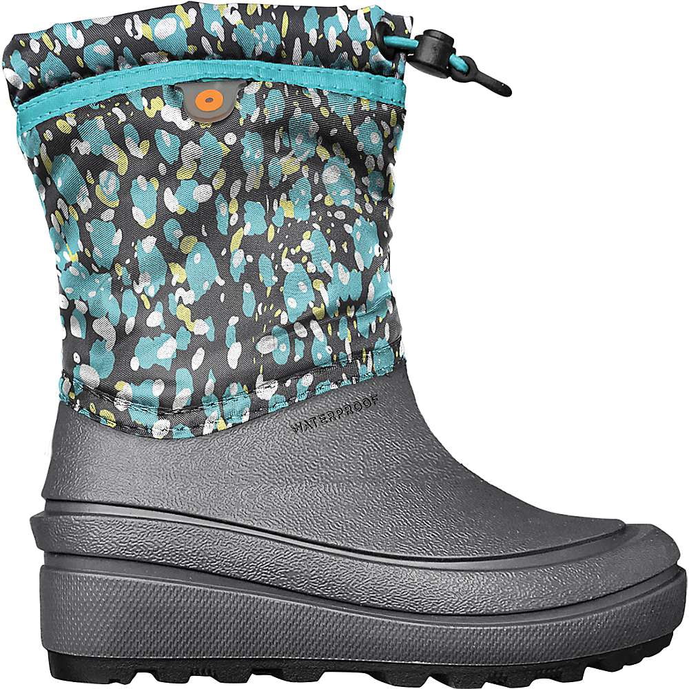 Bogs Snow Shell Girls' (10-7) Snow Boot | 72866-074 Grey - Walmart.com