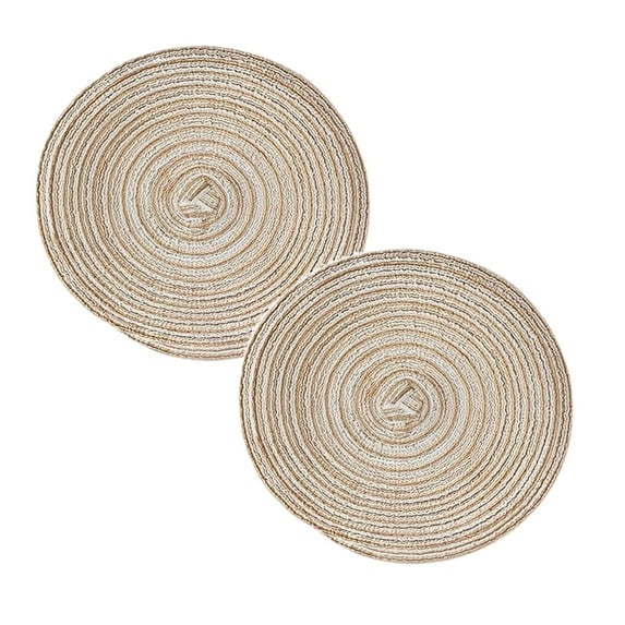 Bohe Woven Placemats Set of 1, 15 Inch Place Mats for Dining, Heat ...