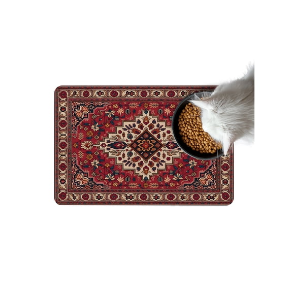 Bohemia Abstract Plant Doormat Non Slip Diatomaceous Earth Door Mat ...