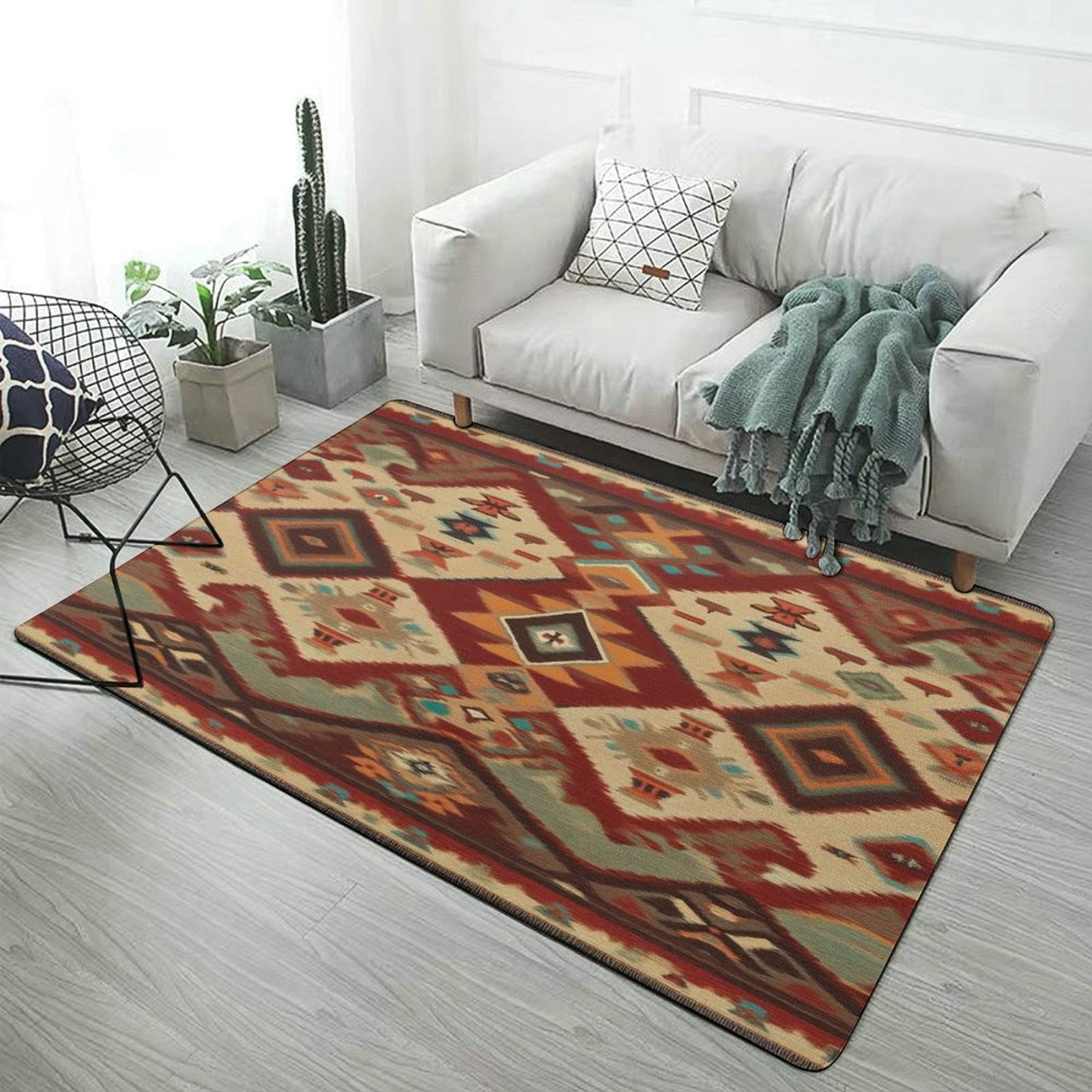 Bohemia Carpet for Home Decoration Soft Comfy Rugs for Bedroom Kids ...