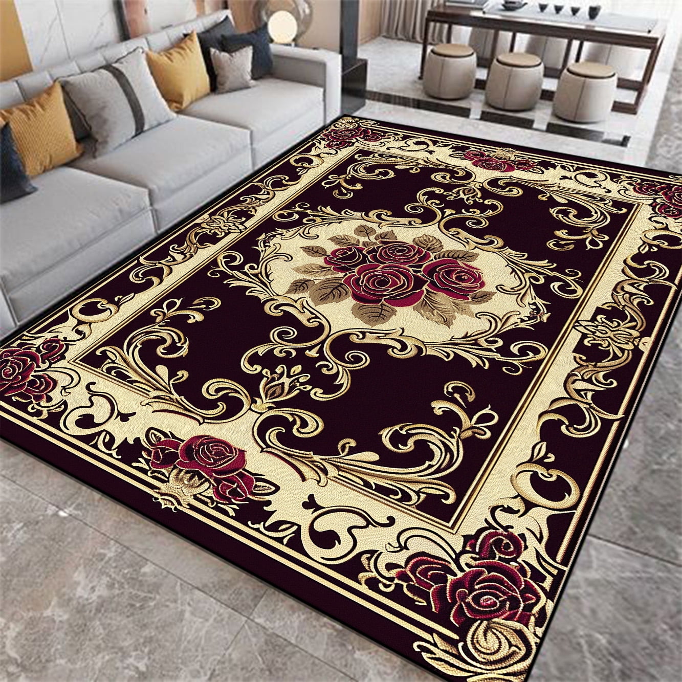 Bohemia Carpet for Living Room Luxury Bedroom r Carpets Non-Slip Soft ...