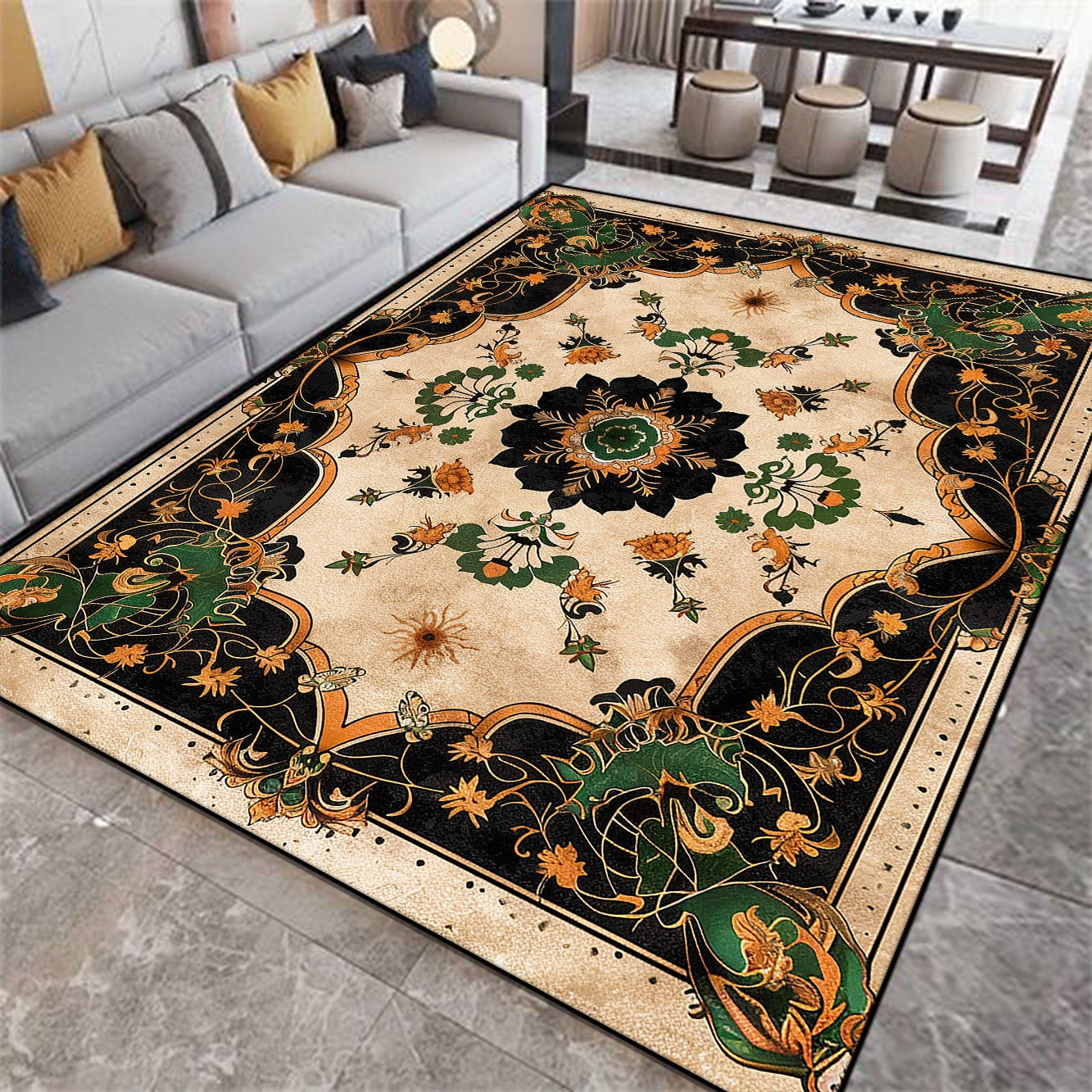 Bohemia Carpet for Living Room Luxury Bedroom r Carpets Non-Slip Soft ...