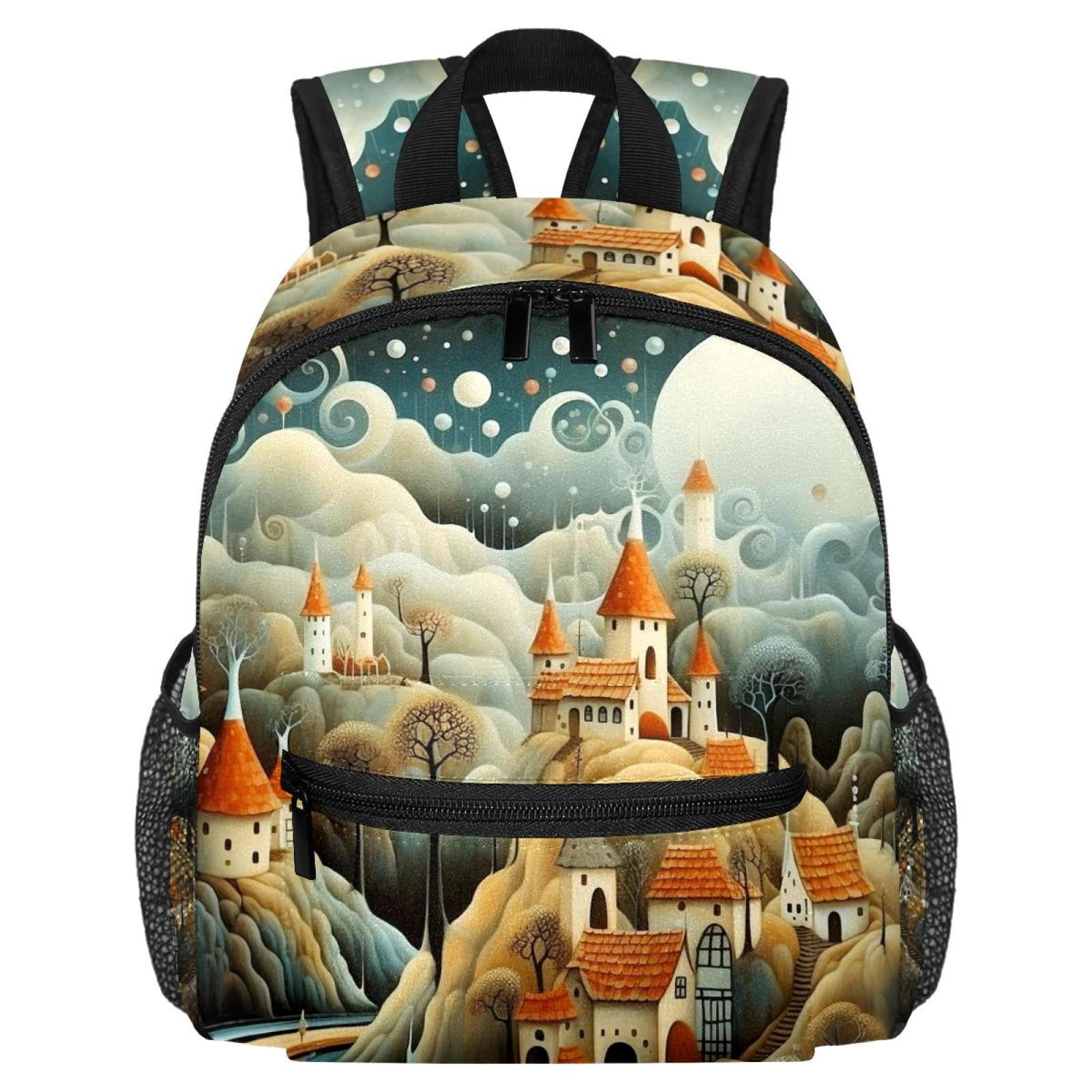 Bohemia Cute Book Bag with Adjustable Shoulder Strap, Large Capacity ...