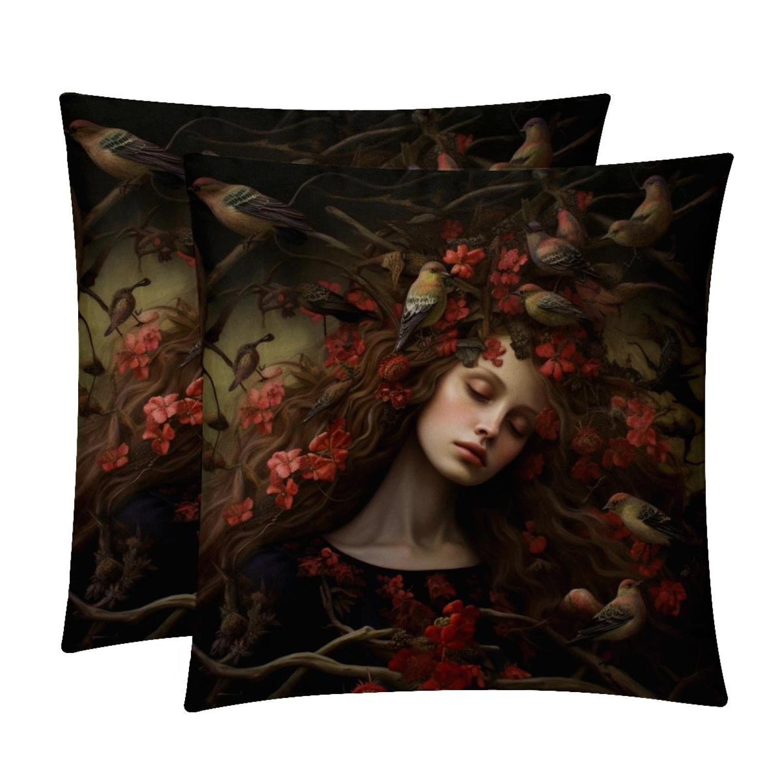 Bohemia Decorative Pillows Covers Set of 2 - Unique Patterns, 16x16 ...