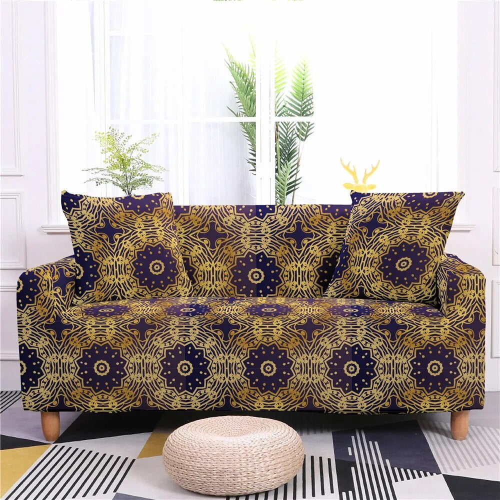 Bohemia Elastic Sofa Cover Mandala Slipcover Tight Wrap All-Inclusive ...