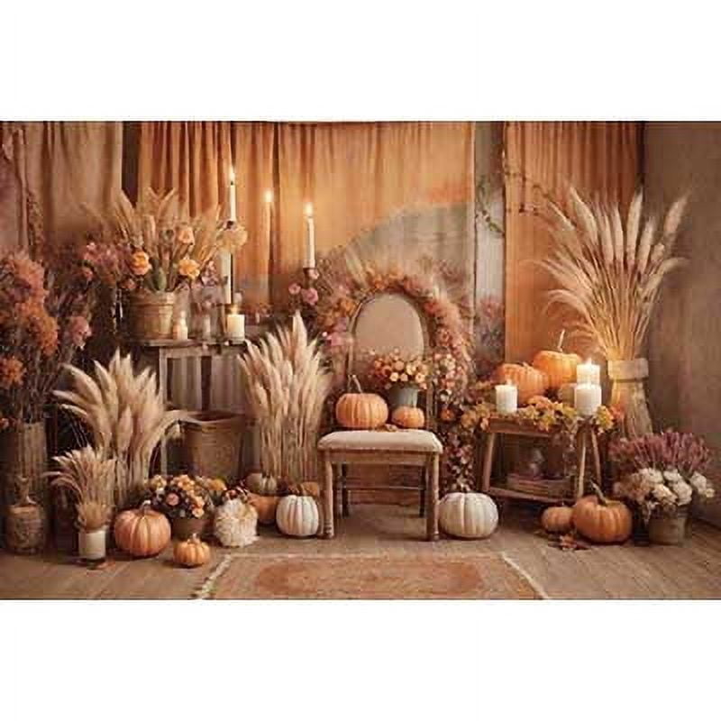 Bohemia Farm Photography Backdrop Thanksgiving Thatch Boho Photoz ...