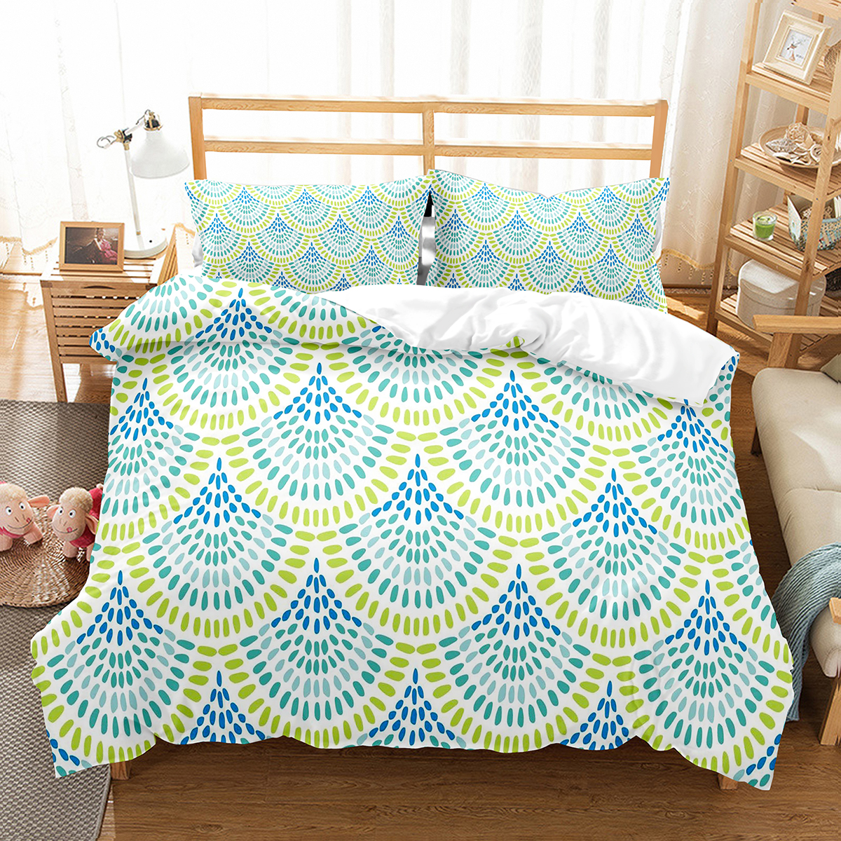 Bohemia Geometric Duvet Cover for Kids Adult Room Microfiber Mandala ...