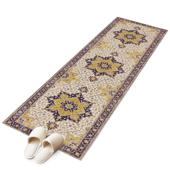 Bohemia Kitchen Runner Rug 2x6 Washable Runners for Hallway Non Slip ...