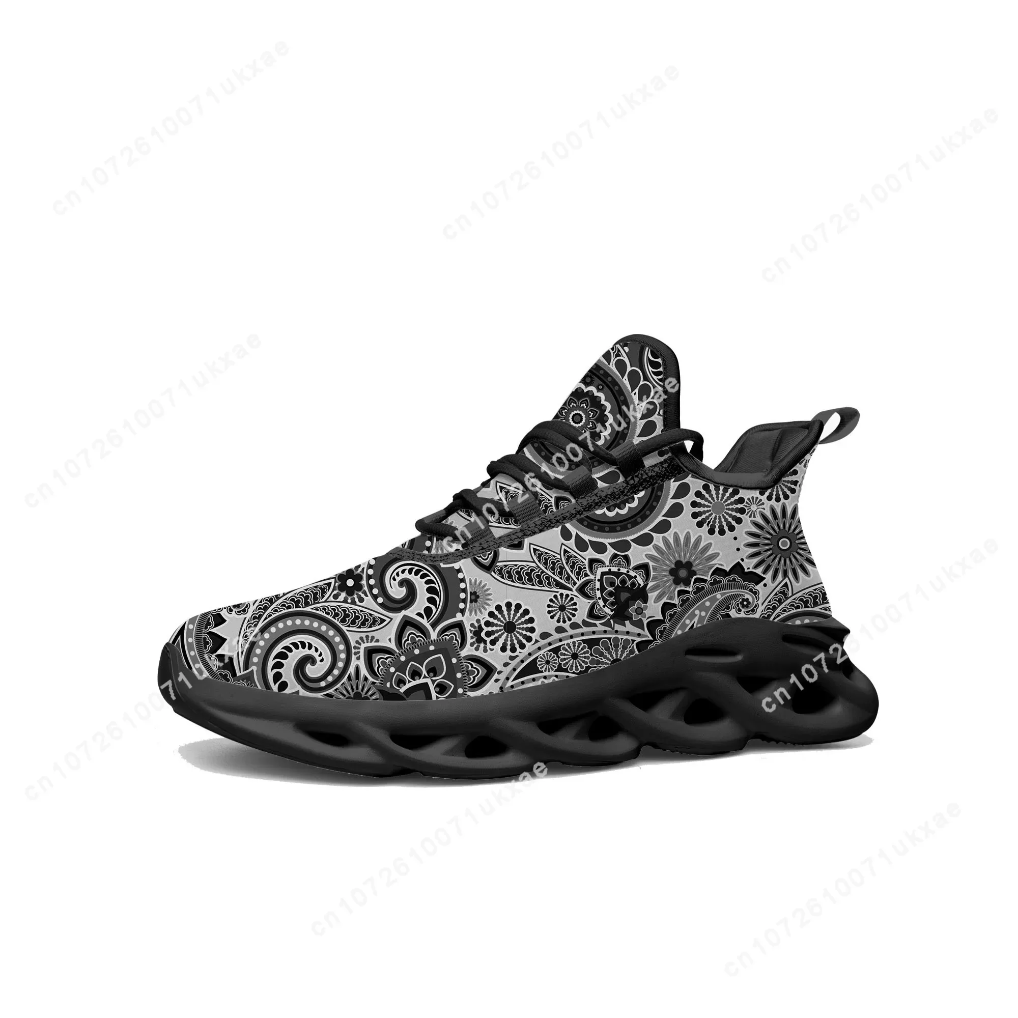 Bohemia Mandala Flower Print Flats Sneakers Mens Womens Sports Shoes ...