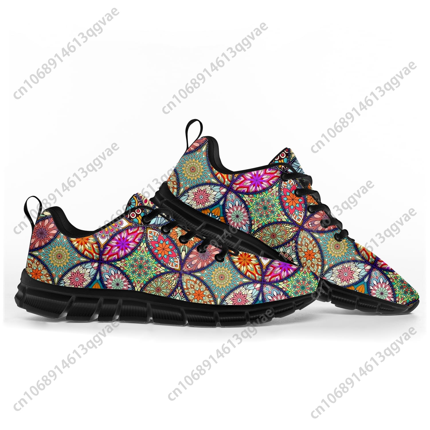 Bohemia Mandala Geometric Sports Shoes Mens Womens Teenager Kids ...