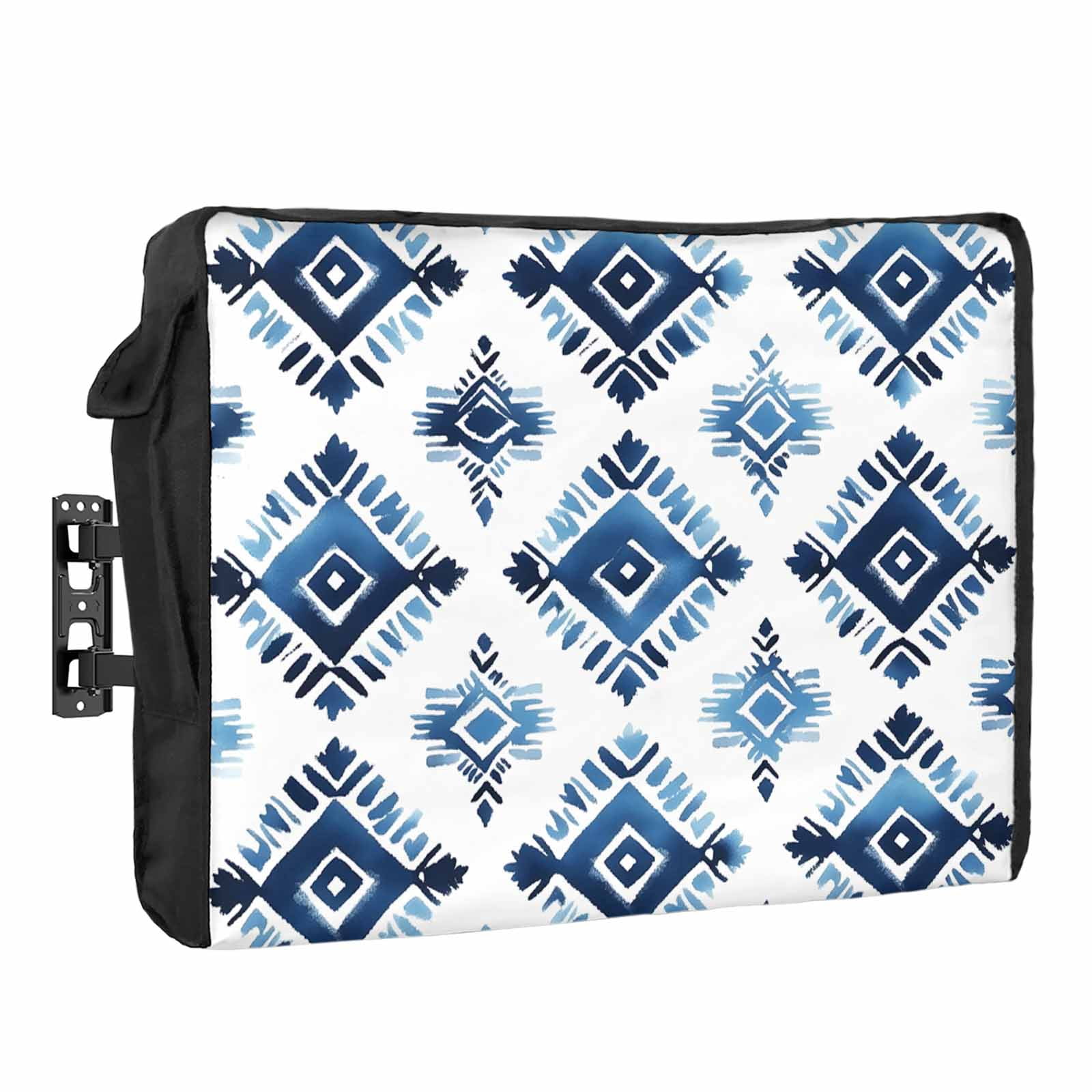 Bohemia Outdoor TV Cover 52 to 55 inch Weatherproof Waterproof, Blue ...