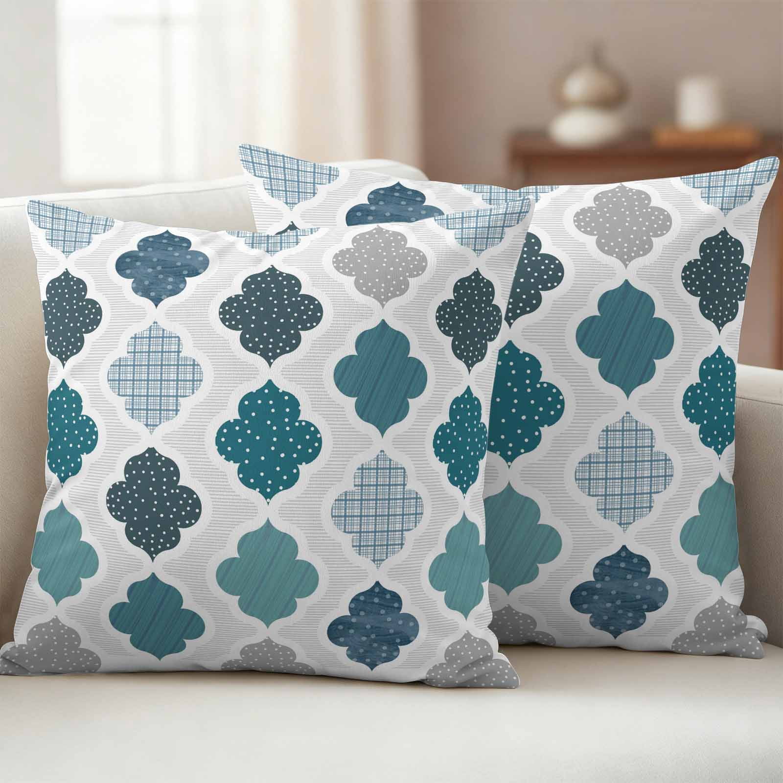 Bohemia Outdoor Waterproof Throw Pillow Covers 20x20 Set of 2, Vintage ...