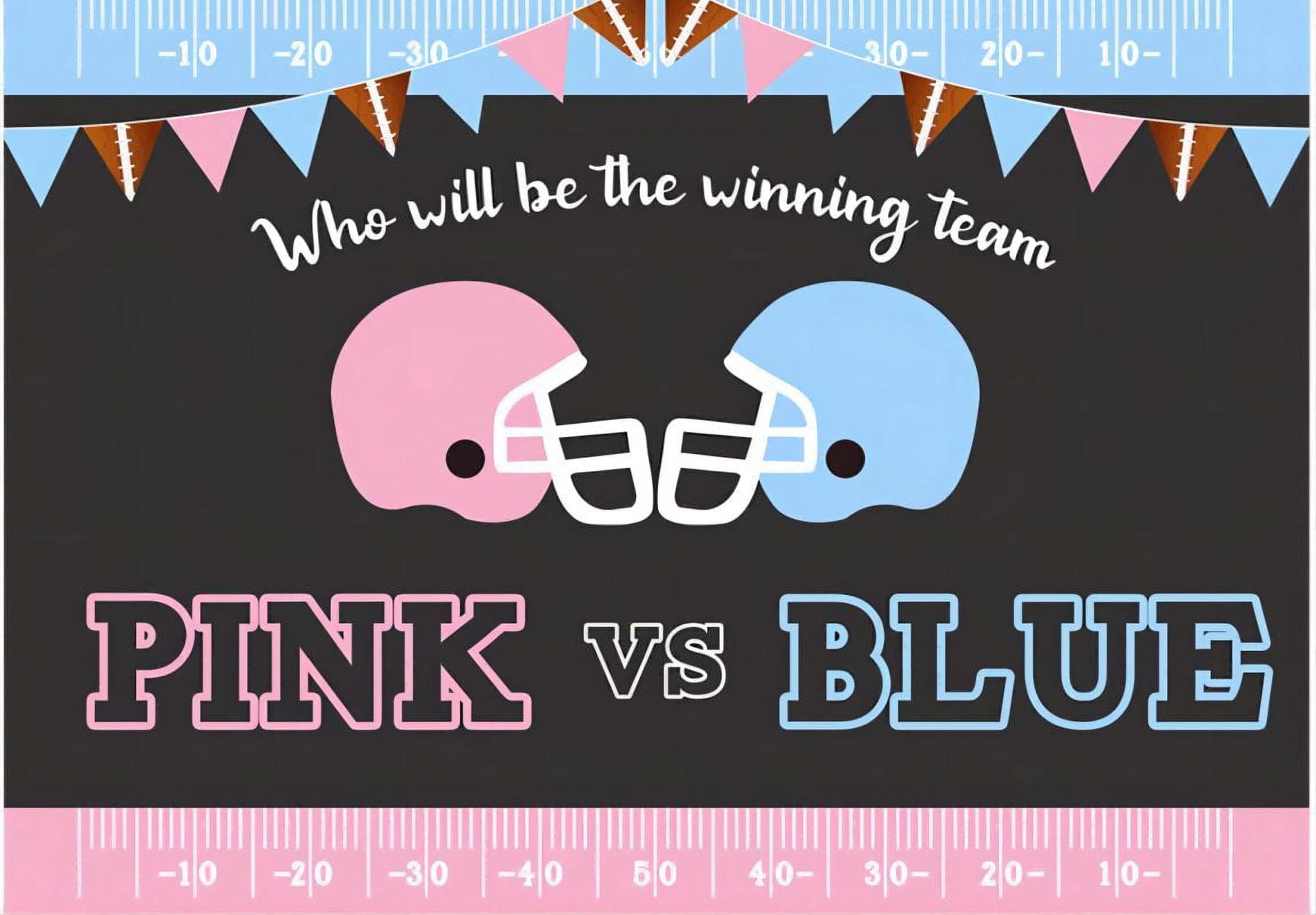 Bohemia Pink or Blue Balloon Background He or She Party ration Pampas ...