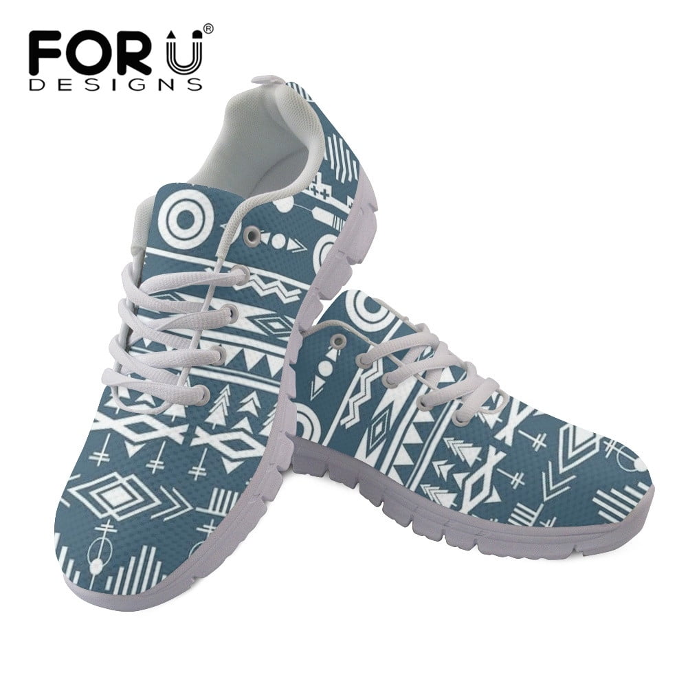 Bohemia Printed Shoes Women Fashion Casual Spring Air Mesh Sneakers ...