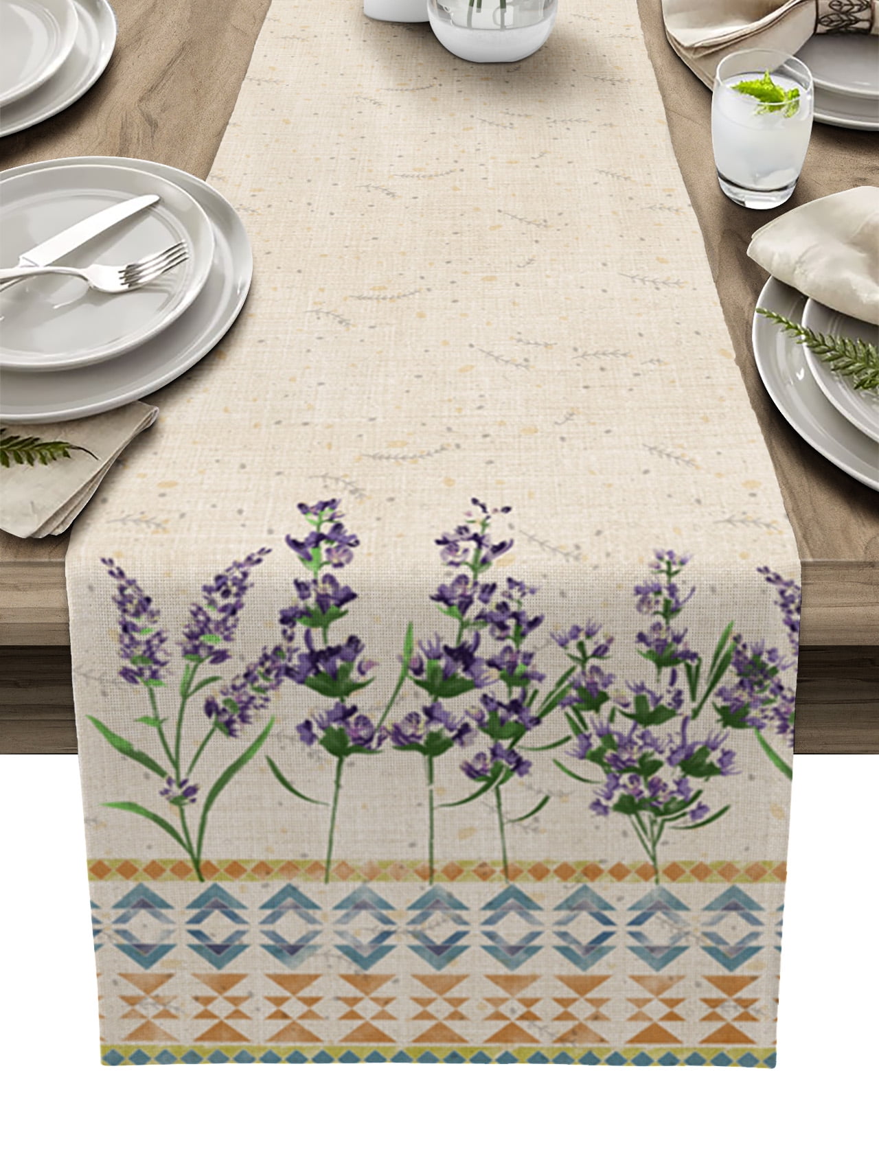 Bohemia Retro Pattern Ethnic Home Coffee Table TV Counter Luxury ...