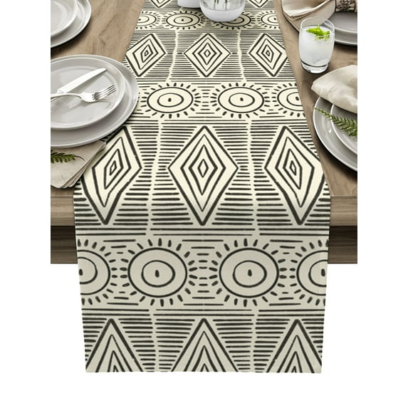 Bohemia Retro Pattern Ethnic Table Runner ration Home r Dinner Table ...
