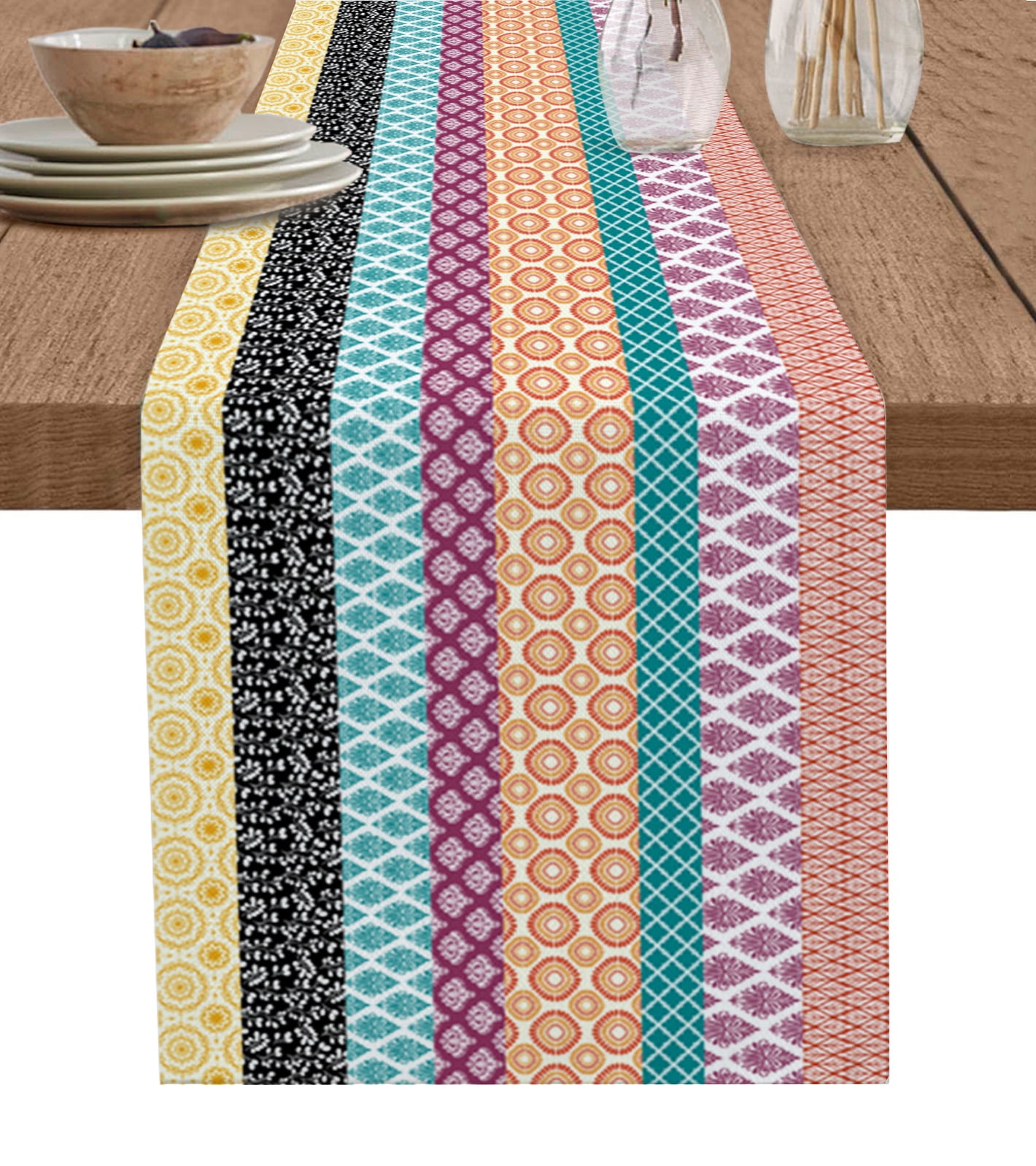 Bohemia Retro Pattern Ethnic Table Runner ration Home r Dinner Table ...