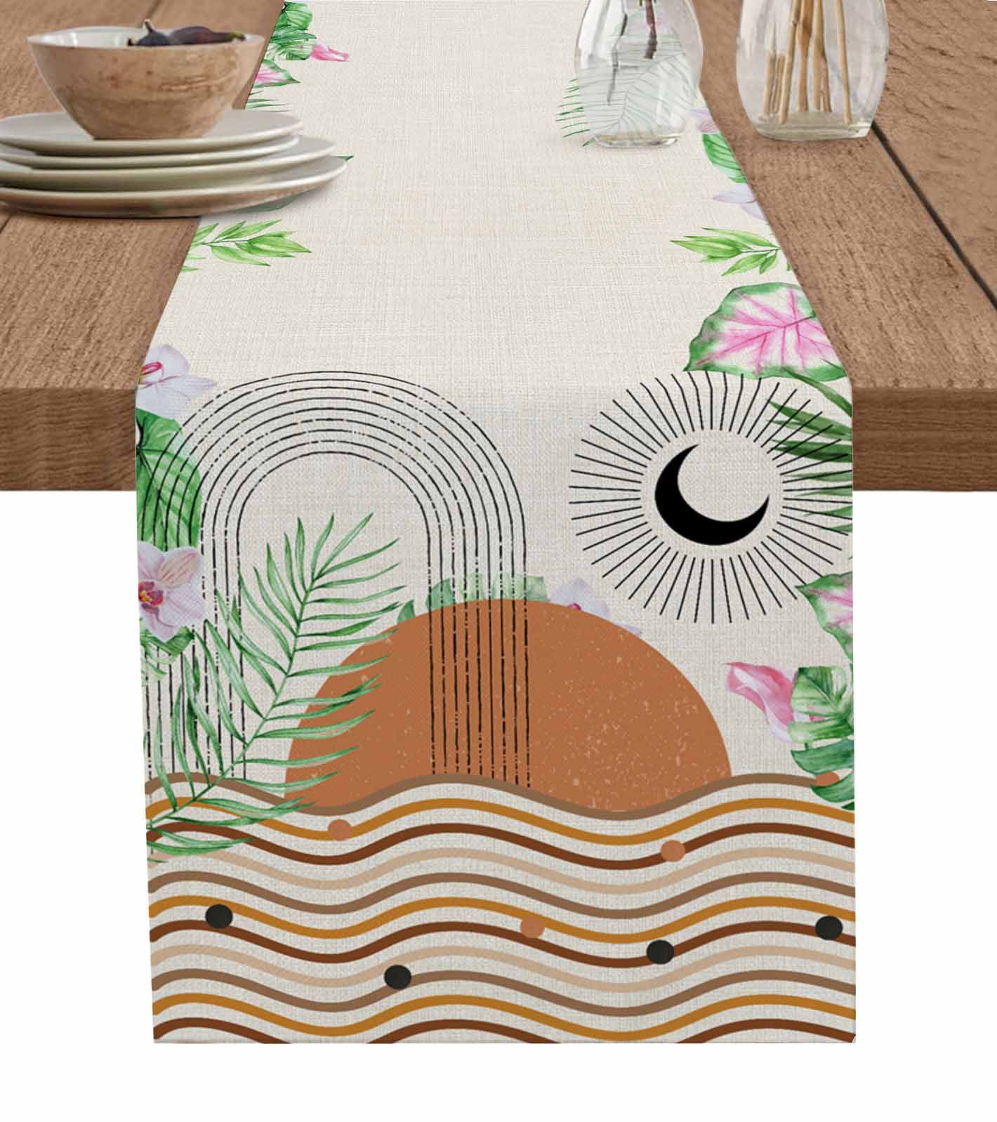Bohemia Retro Pattern Ethnic Wedding Decor Table Runners Coffee Table ...