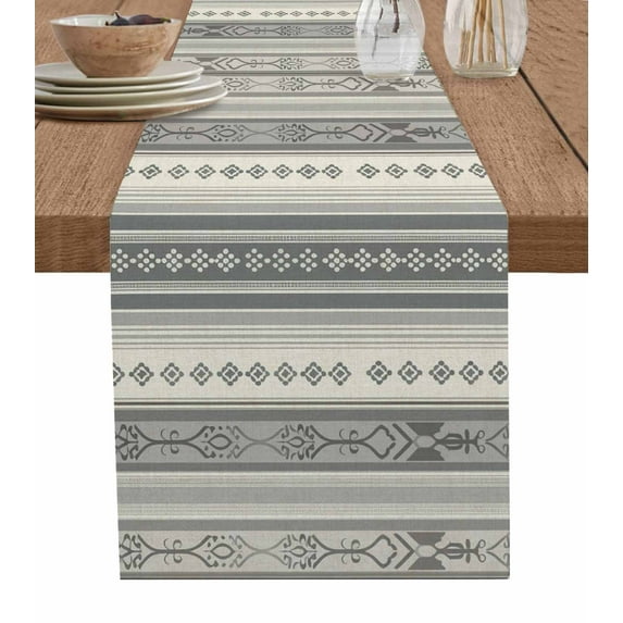 Bohemia Retro Pattern Ethnic Wedding r Table Runners Coffee Table ...