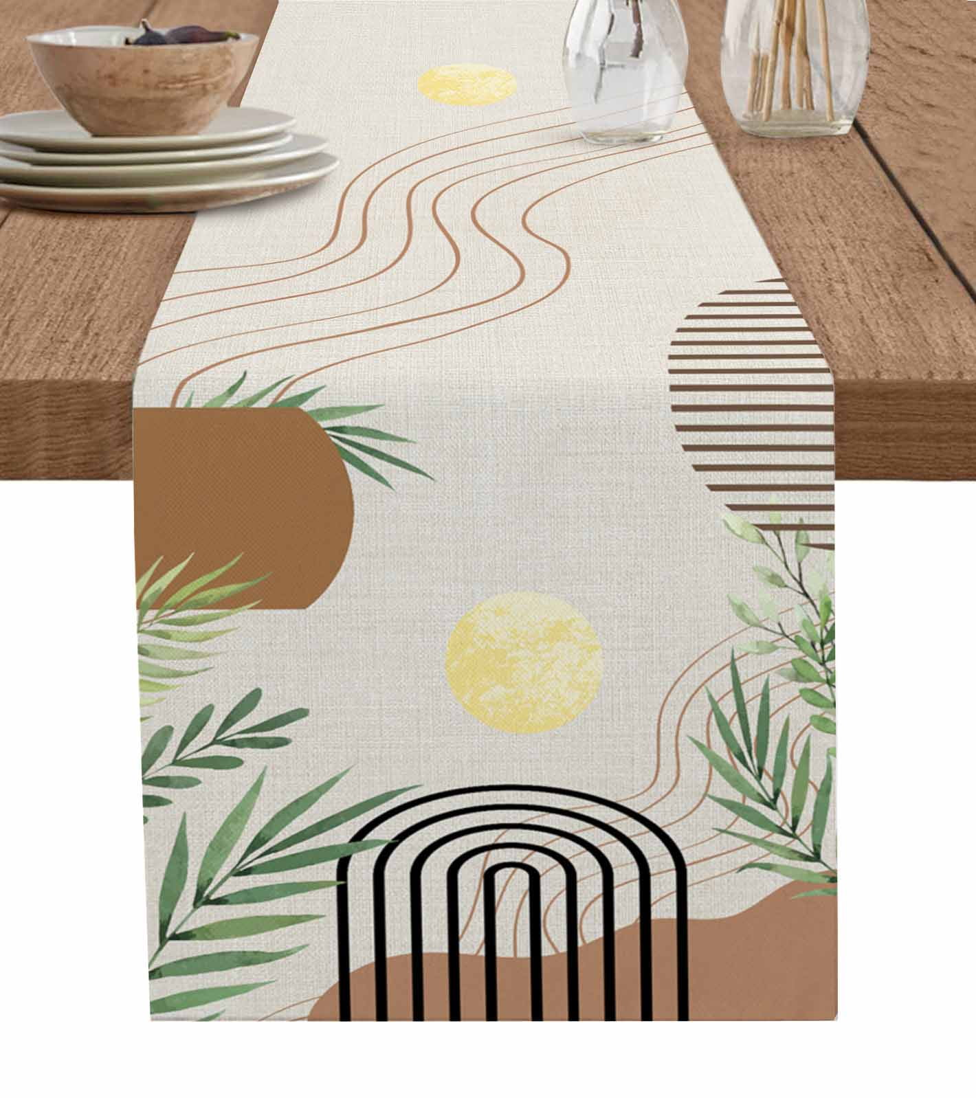 Bohemia Retro Pattern Ethnic Wedding r Table Runners Coffee Table ...