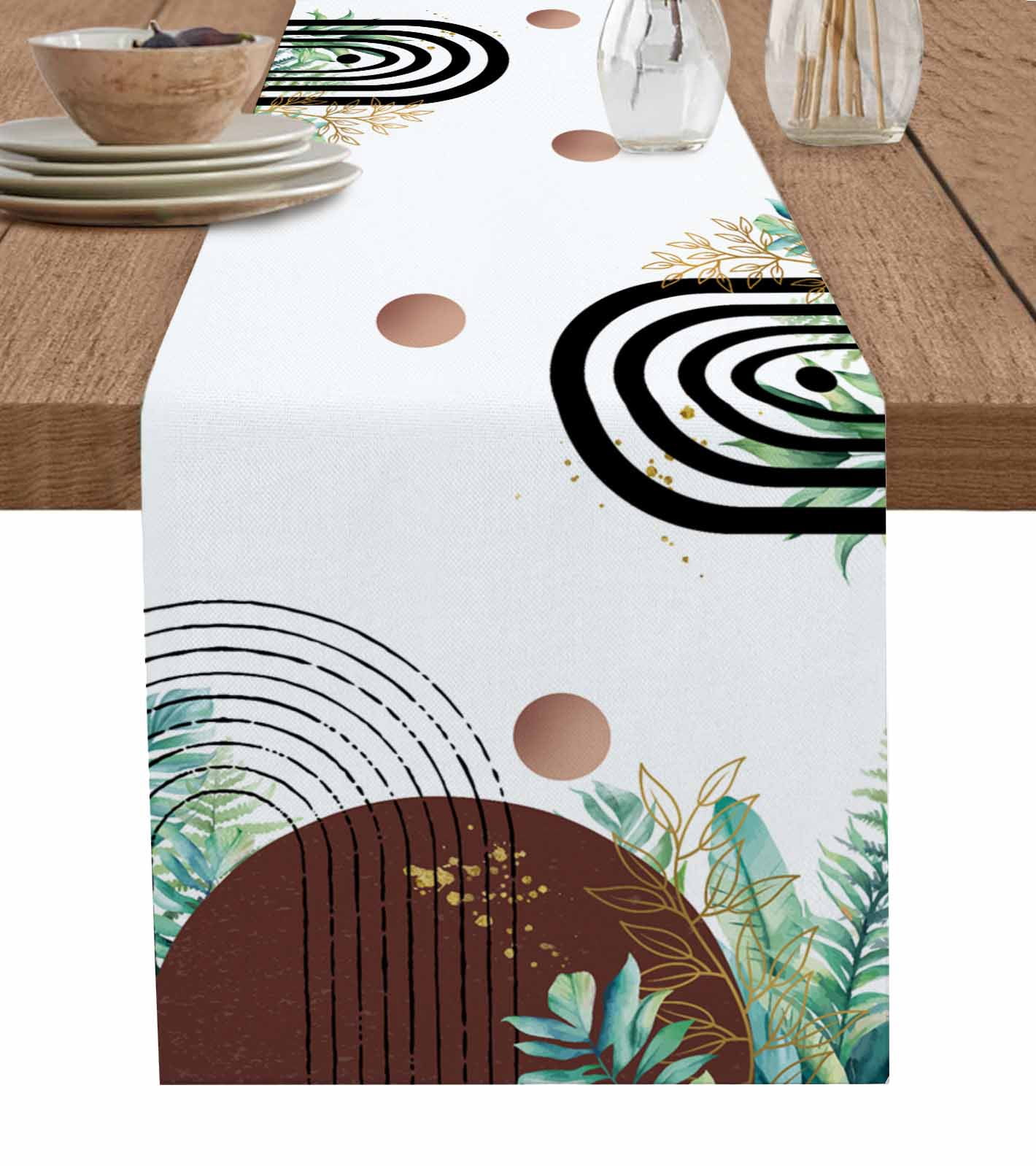 Bohemia Retro Pattern Ethnic Wedding r Table Runners Coffee Table ...