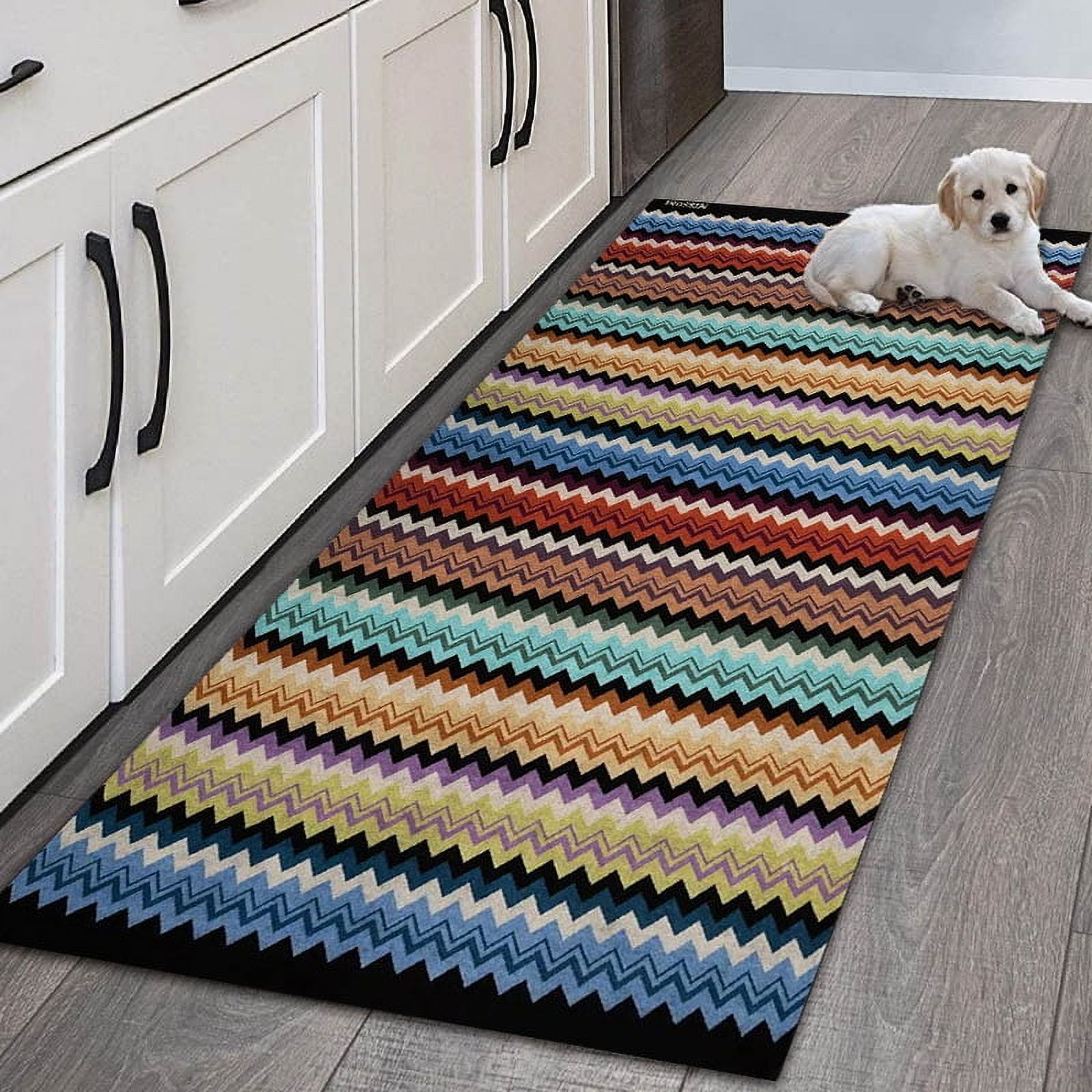 Bohemia Runner Rug Persian Ethnic Kitchen Mats for Floor Washable Retro ...