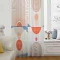 Bohemia Semi Sheer Curtains Drapes for Living Room, Bedroom, French ...