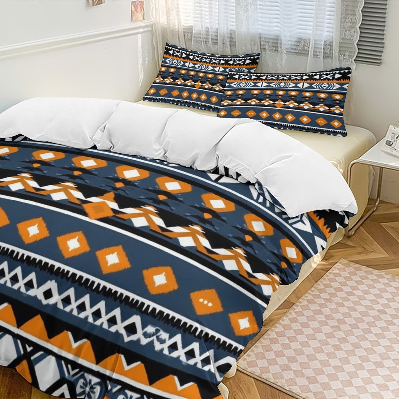 Bohemia Set Duvet Cover Themed Multicolor Polyester Bedding Set Duvet ...