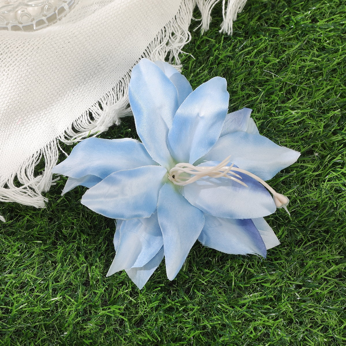 Bohemia Small Hair Clip Fashion Women Beach Vacation Tulip Flower Hair ...