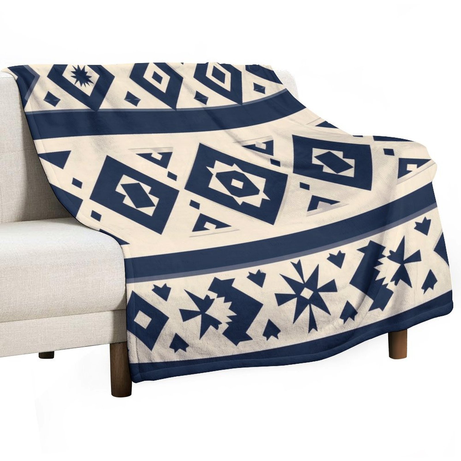 Bohemia Soft Print Blanket Throw Blankets Warm Cozy Lightweight Couch ...