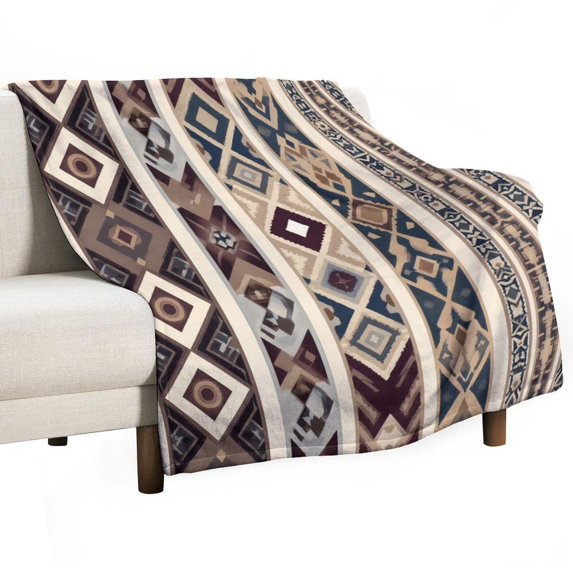Bohemia Soft Print Blanket Throw Blankets Warm Cozy Lightweight Couch ...