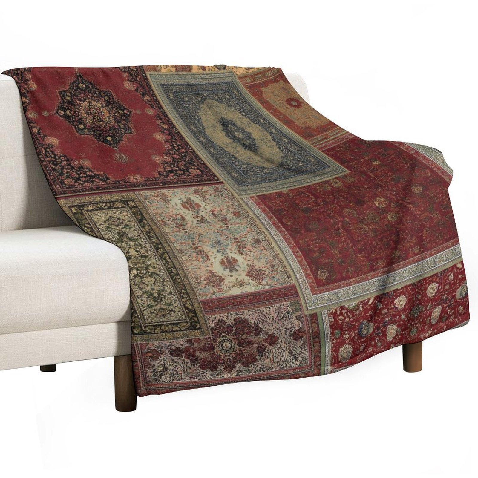 Bohemia Soft Print Blanket Throw Blankets Warm Cozy Lightweight Couch ...