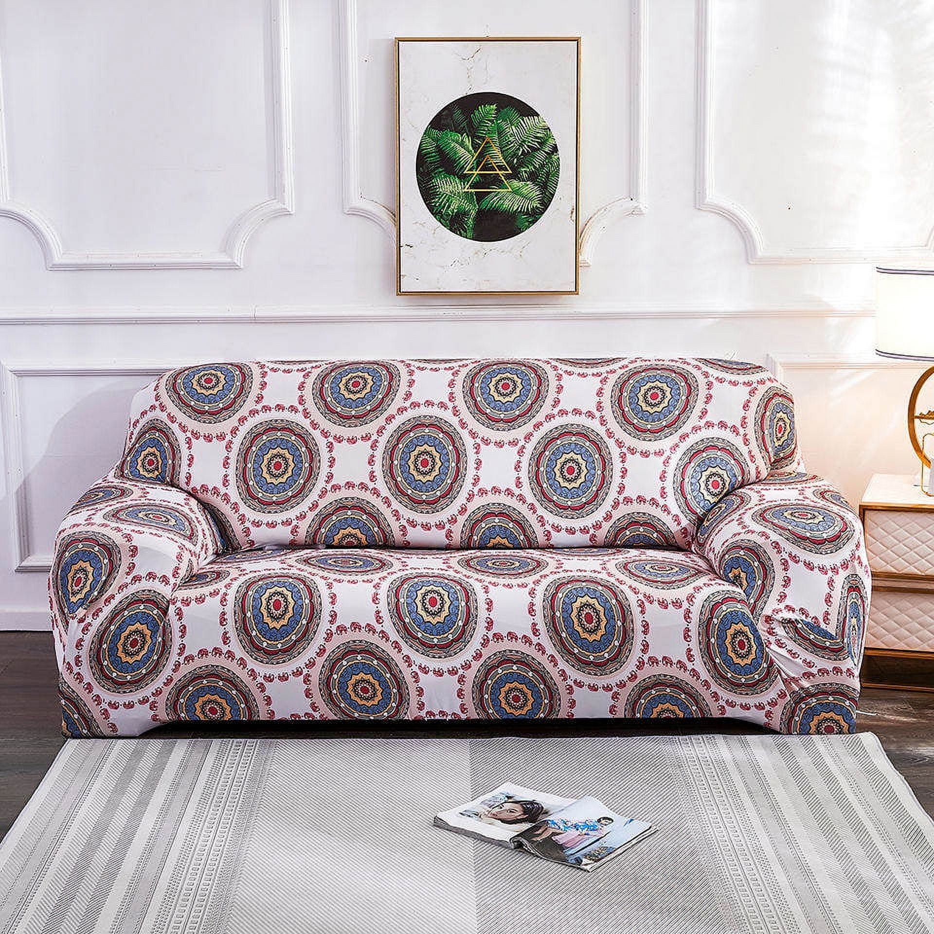 Bohemia Spandex Sofa Cover Mandala Pattern Sofa Covers Sofa Towel ...