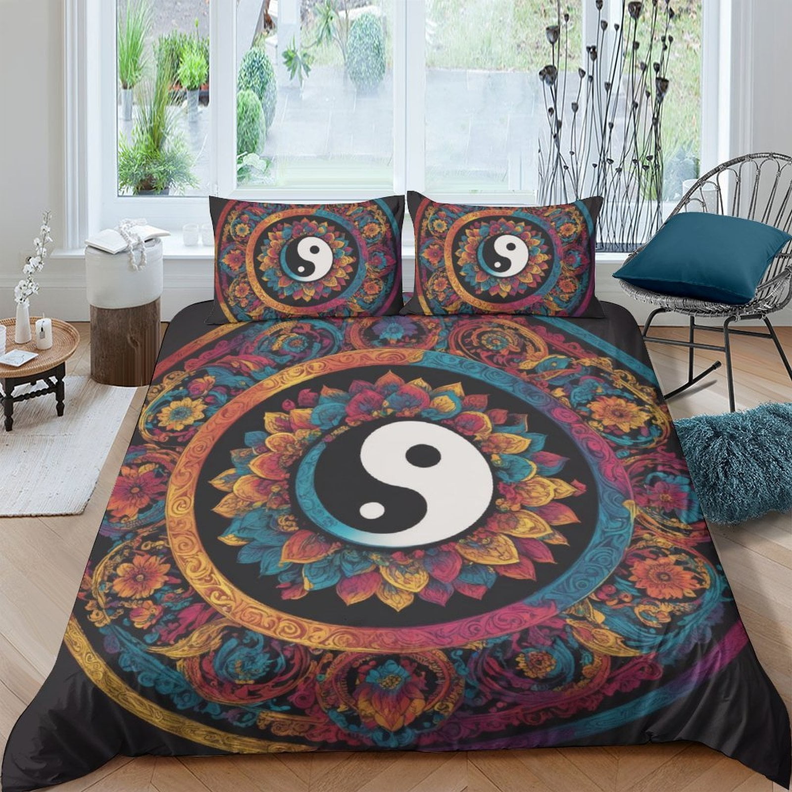 Bohemia Style Bedroom Decor Creative Design Mandala Pattern Comforter ...