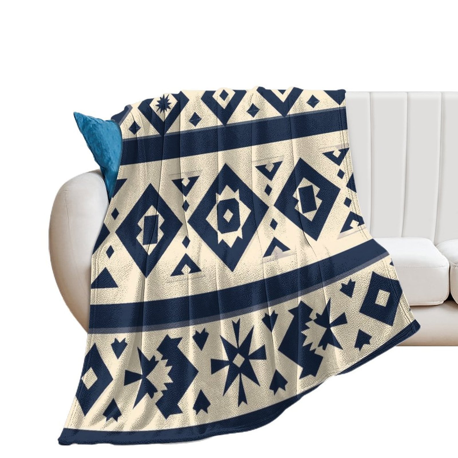Bohemia Throw Blanket Warm Microfiber Flannel Bedroom Decor Blankets ...
