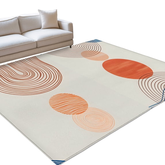 Bohemia Washable Rug 4x6 Area Rug for Living Room Bedroom Non Slip ...
