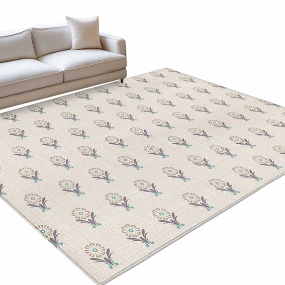 Bohemia Washable Rug 5x8 Area Rug for Living Room Bedroom Non Slip ...
