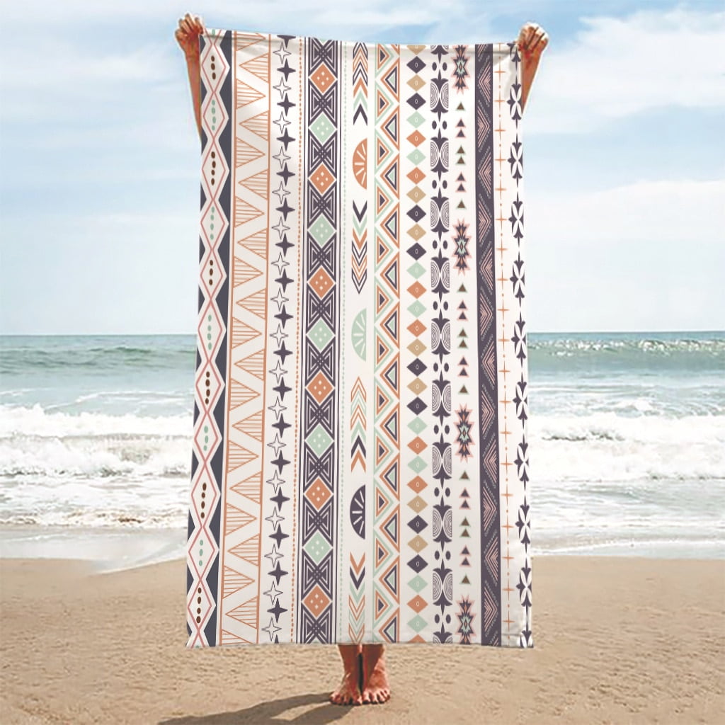 Bohemia Water Absorption and Quick Drying Microfiber Printed Beach ...