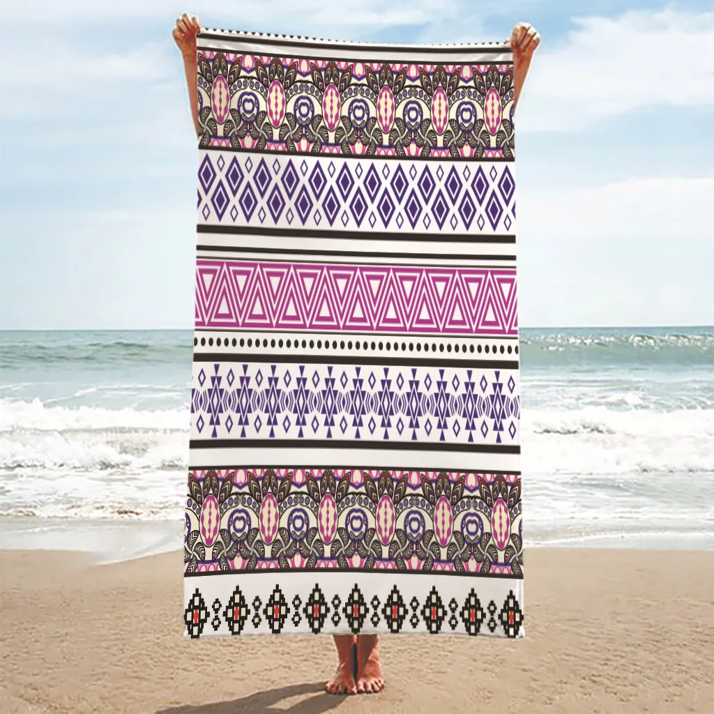 Bohemia Water Absorption and Quick Drying Microfiber Printed Beach ...