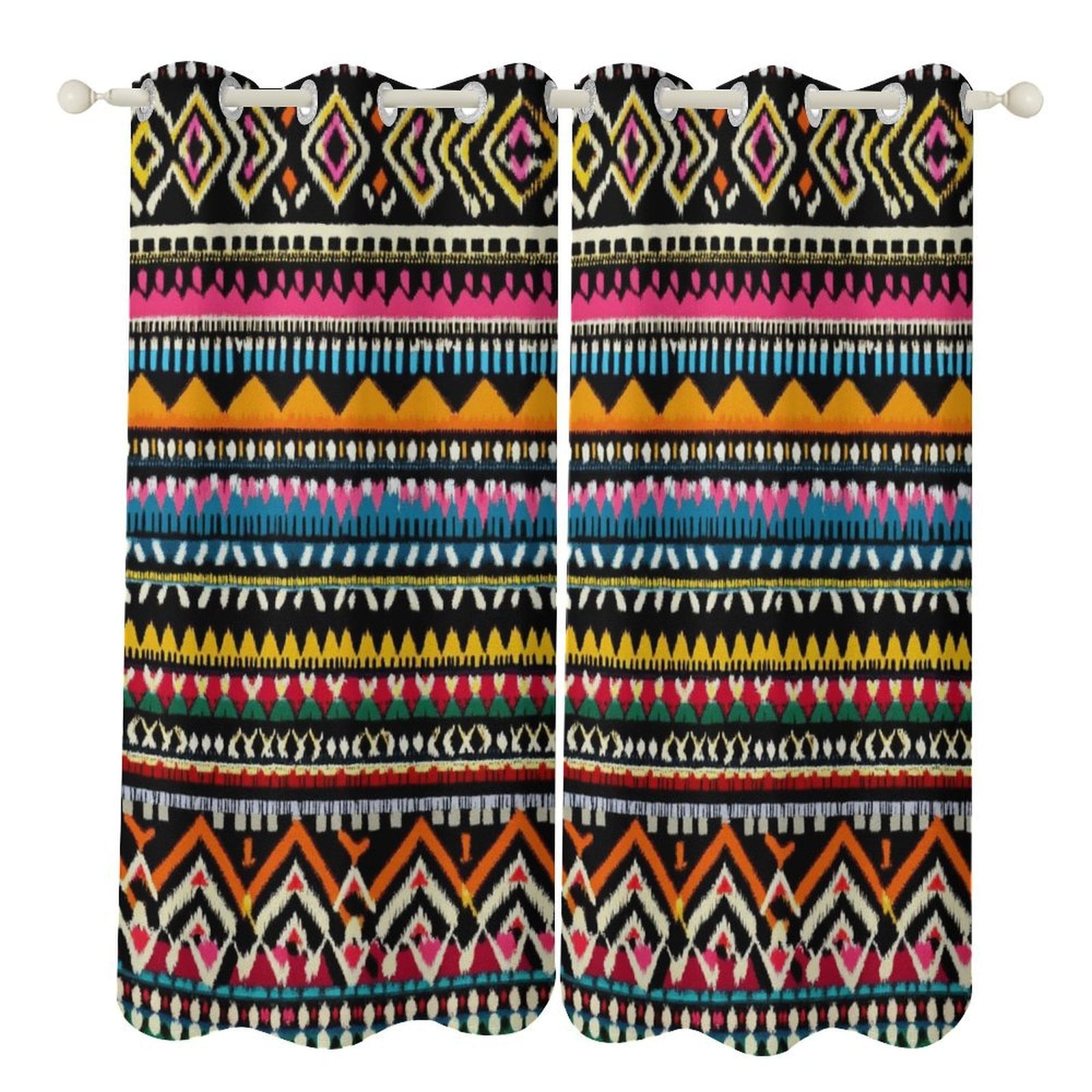 Bohemia Window Blackout Curtain 3d Printed Blackout Curtain Bedroom ...