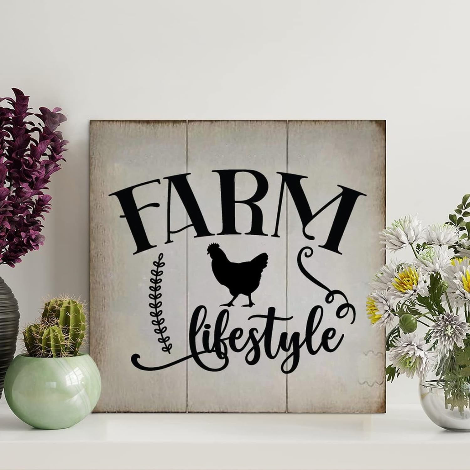 Bohemia Wooden Pallet Sign Farm Lifestyle Wood Signs With Quotes 10X10 ...