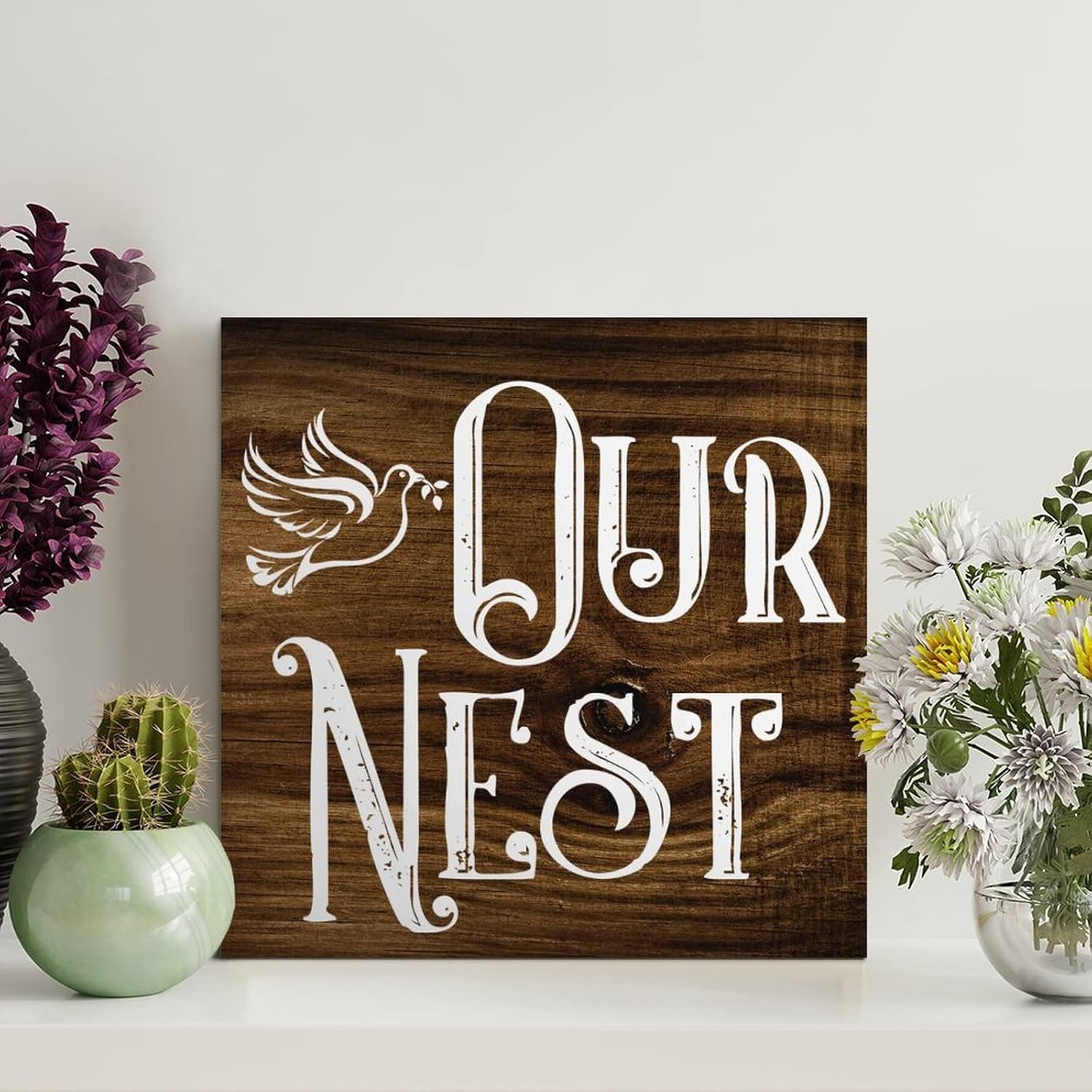Bohemia Wooden Pallet Sign Our Nest Signs With Inspirational Quotes ...