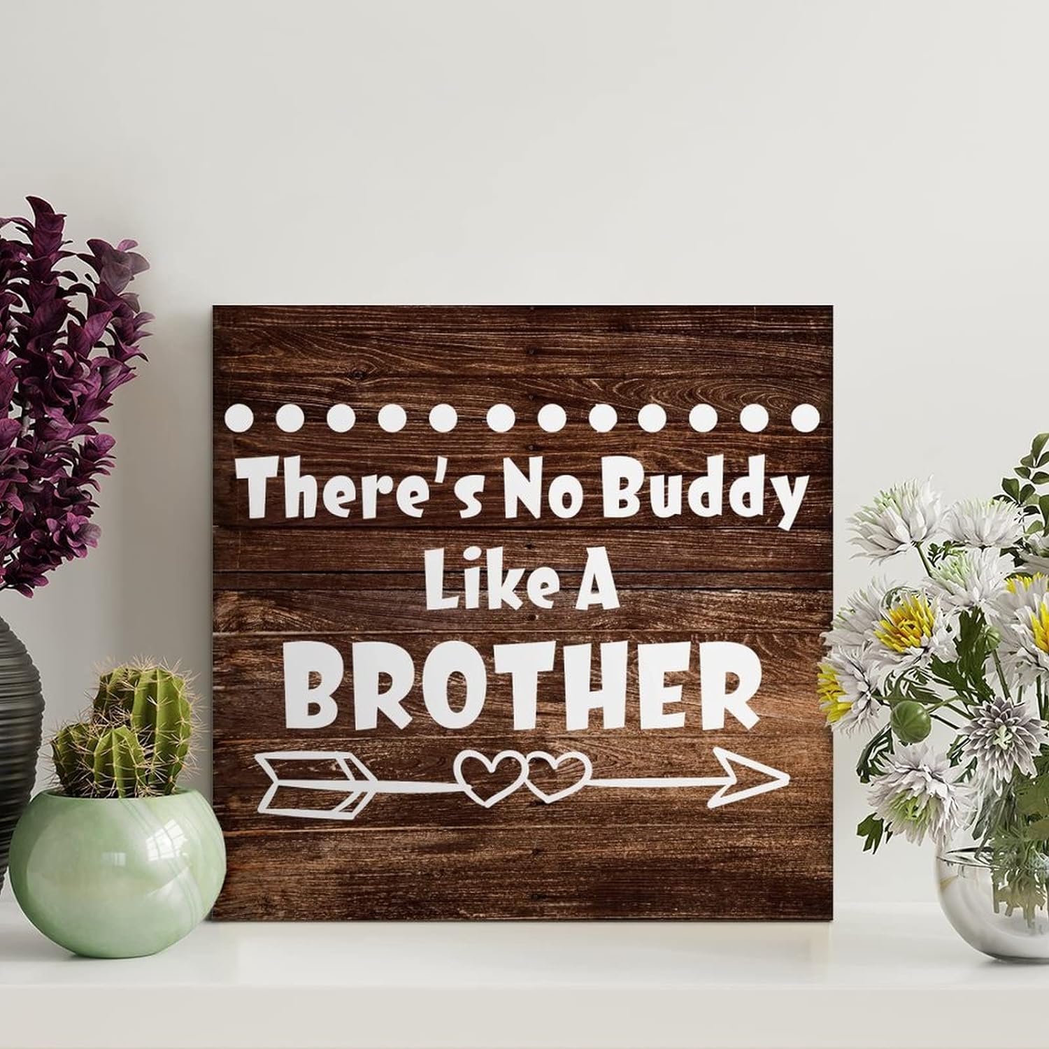 Bohemia Wooden Pallet Sign Theres No Buddy Like A Brother Wood Signs ...