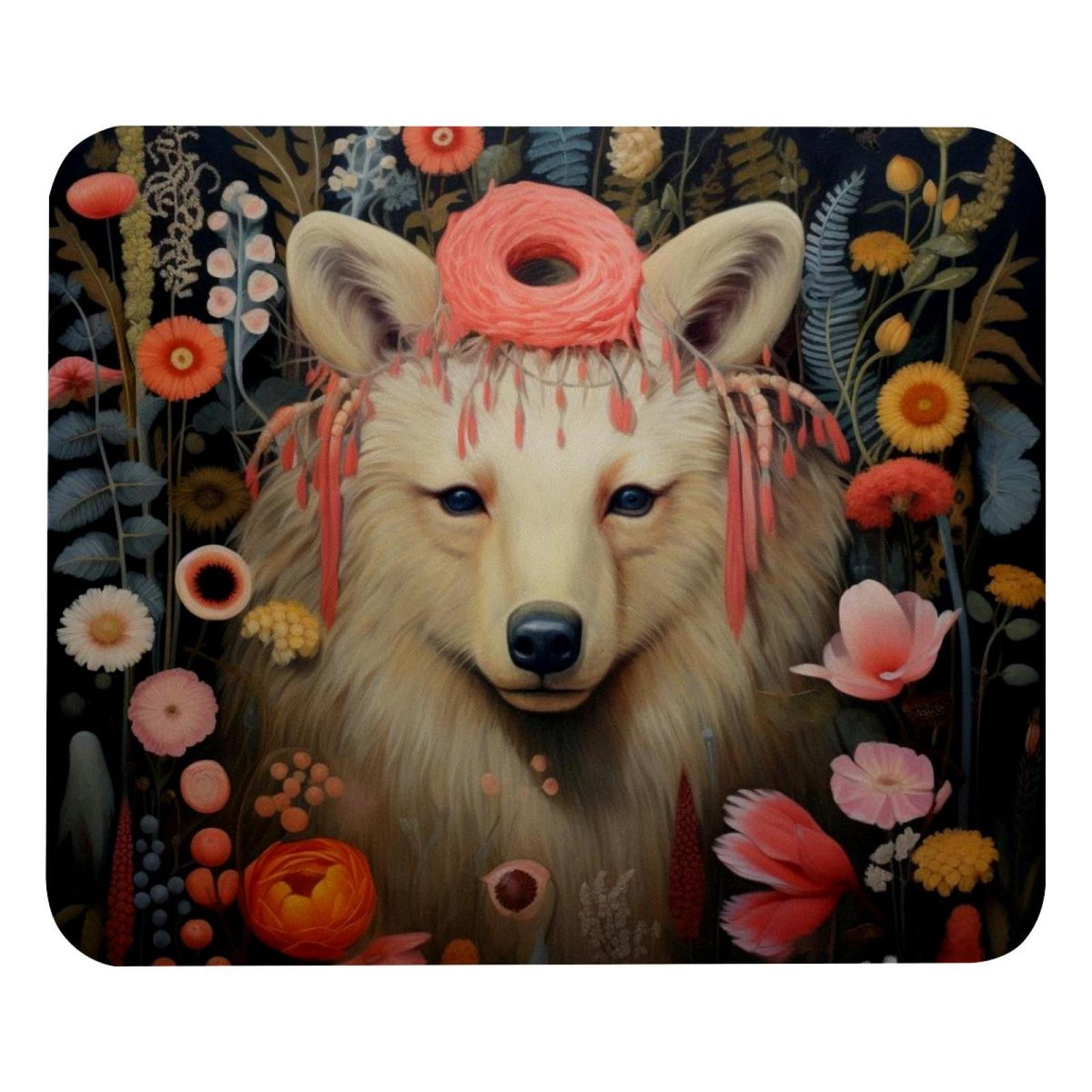Bohemian 8.3x9.8 Inch Square Gaming Mouse Pad with Non-Slip Rubber ...
