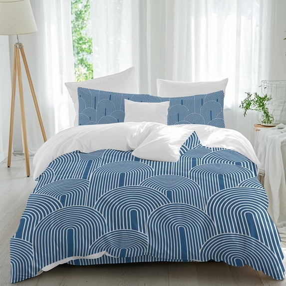 Bohemian Abstract Geometric Arch California King Size Bed Set,Abstract ...