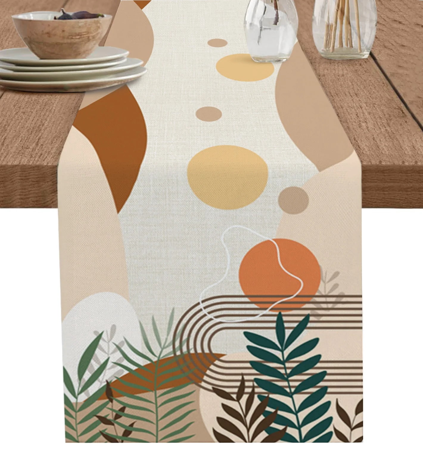 Bohemian Abstract Style Table Runner For Kitchen Table Cover Home r ...