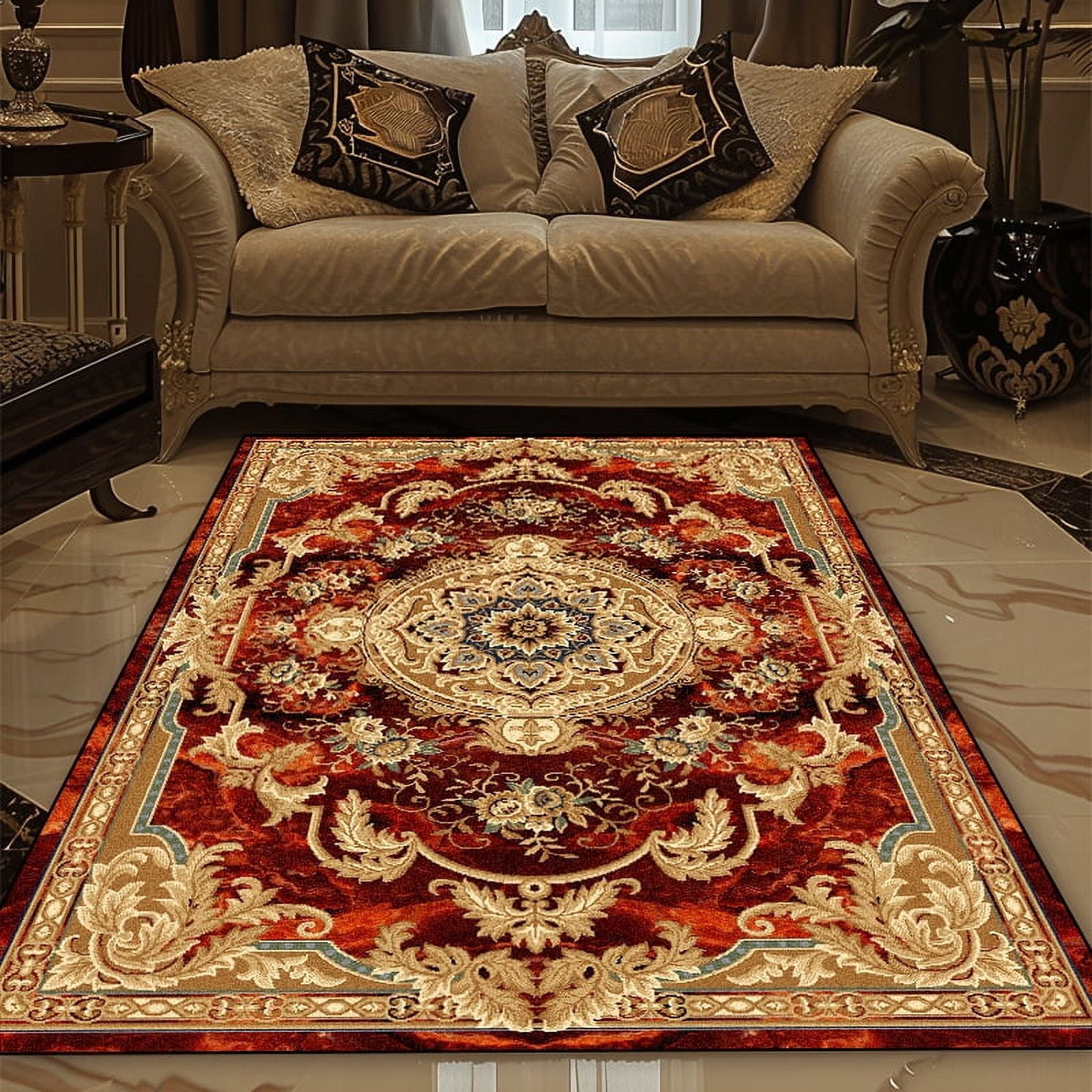 Bohemian American Style Living Room Carpet Home Bedroom r Large Rug ...