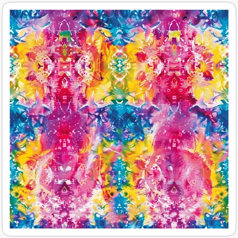 Bohemian And Colorful Design Sticker Kir-5281 - Walmart.com